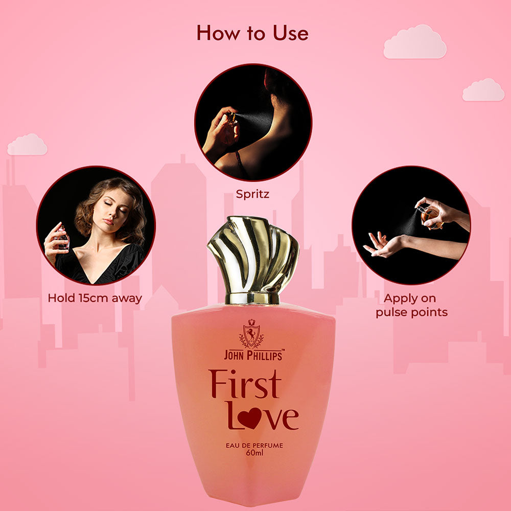 FIRST LOVE | Fruity Perfume for Her - 60 ml – John Phillips Perfumes