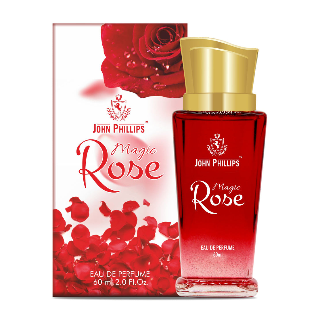 MAGIC ROSE | Floral Gulab & Musky Unisex Perfume 60 ml – John Phillips ...