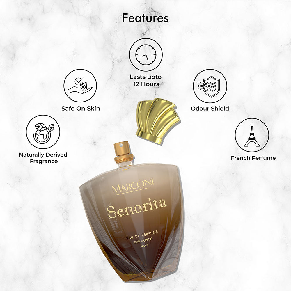 SENORITA | Skin Friendly & Long Lasting Citrusy Floral Perfume | Women ...