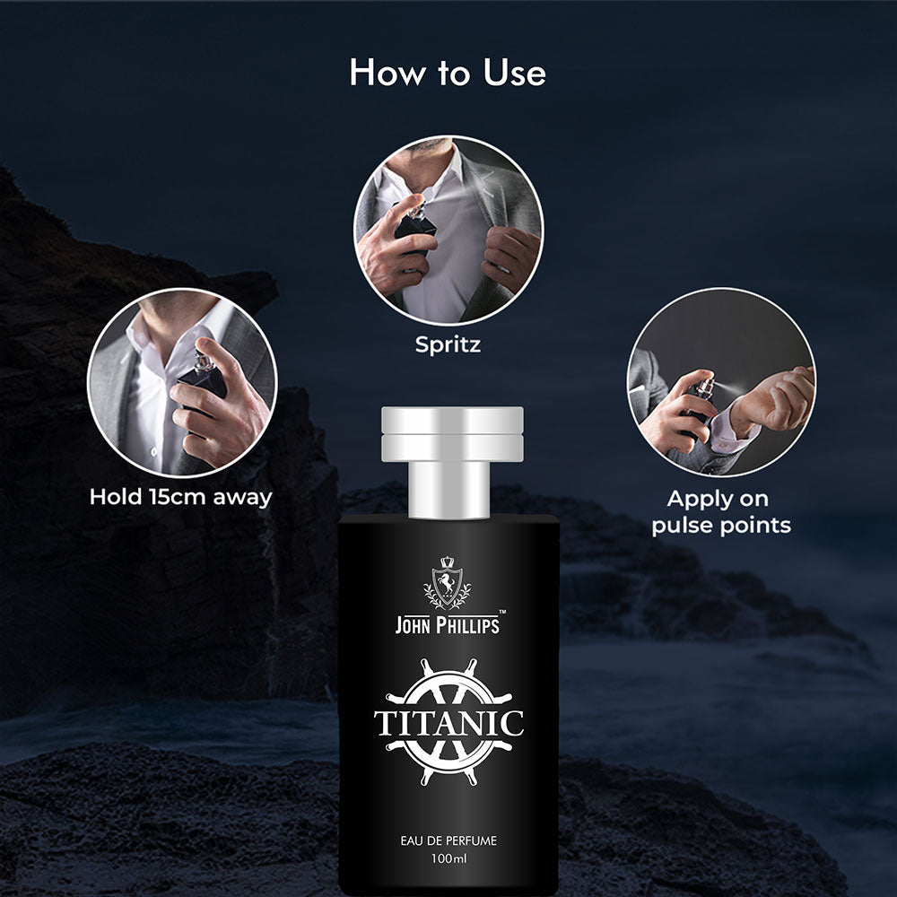 TITANIC | Skin Friendly & Long Lasting Perfume | Unisex Fragrance For ...