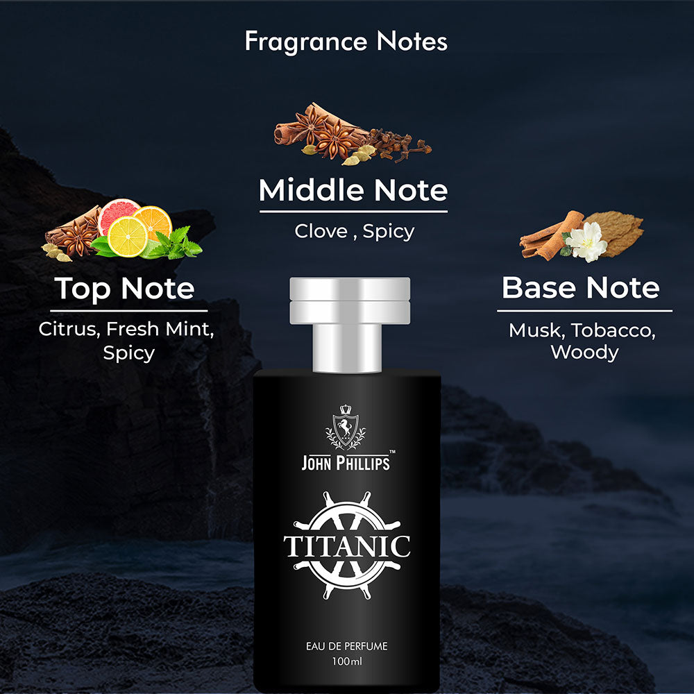 TITANIC | Skin Friendly & Long Lasting Perfume | Unisex Fragrance For ...